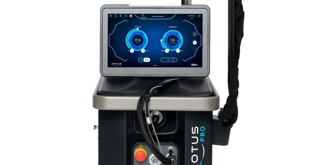 Motus Pro • Alexandrite and Nd:YAG Laser by DEKA • Lynton Lasers